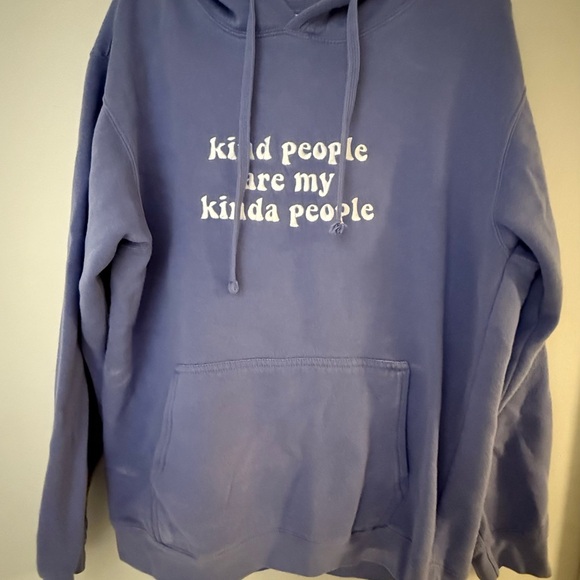 Sweaters | Purple Hoodie With Positive Message | Poshmark